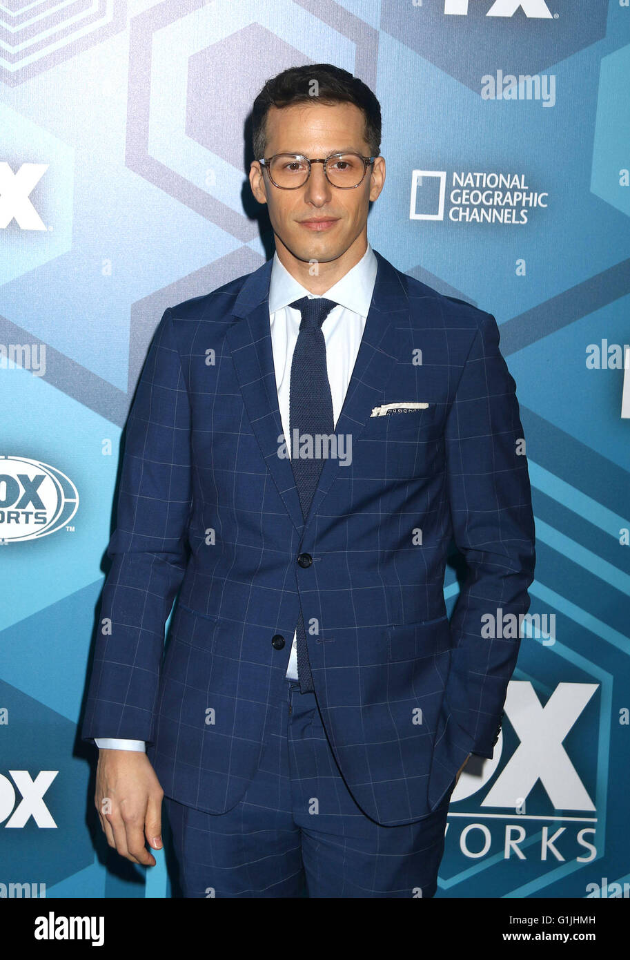New York, USA. 16th May, 2016. Actor ANDY SAMBERG attends 2016 Fox ...