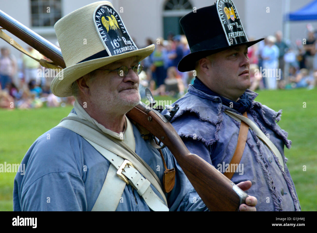Volunteer Militia from the 16th Regiment in Fredrick , Maryland in the ...