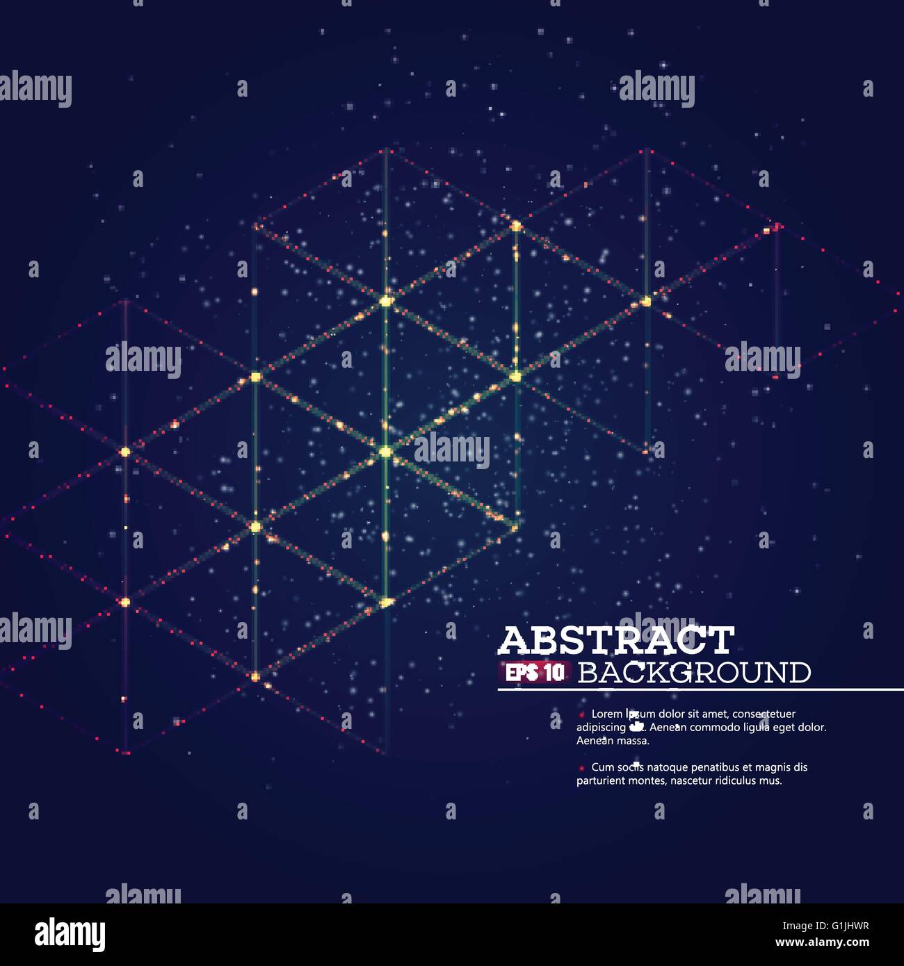 Technology concept abstract polygonal background. Vector illustration ...