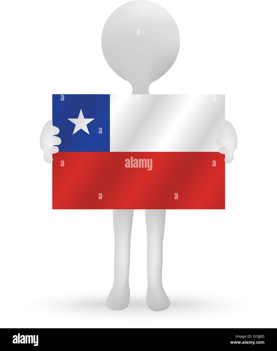 Football chile flag Stock Vector Images - Alamy