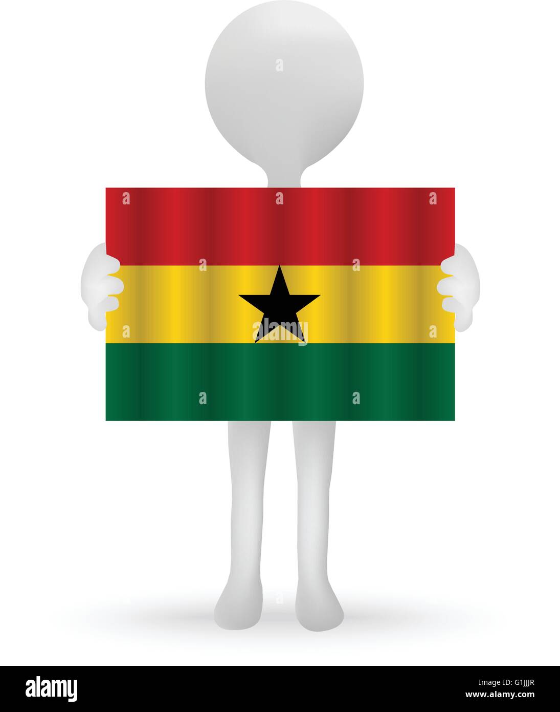 Ghanaian man Stock Vector Images - Alamy