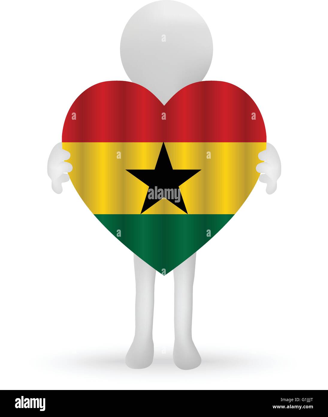 Ghanaian man Stock Vector Images - Alamy