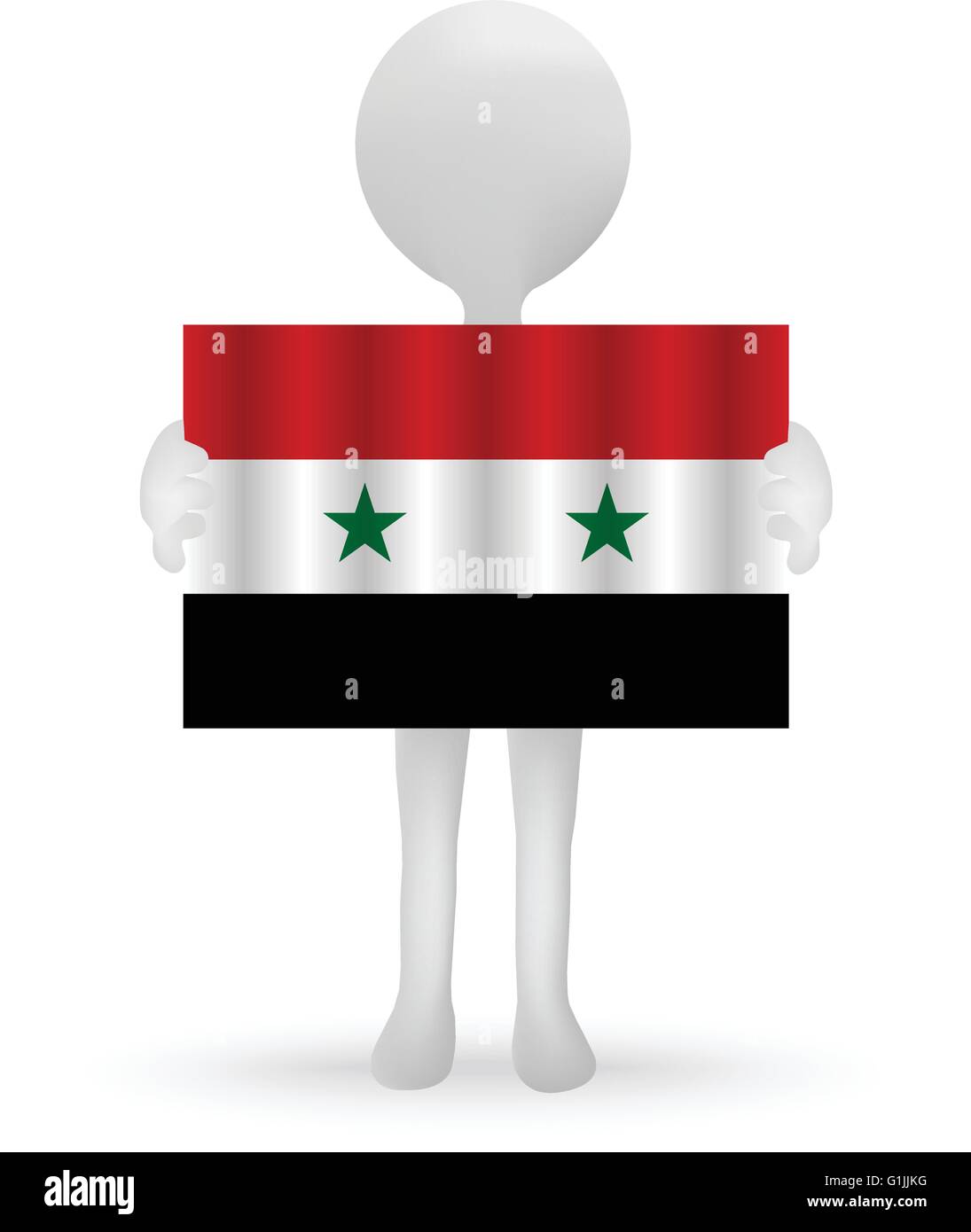 Cartoon character flag syria hi-res stock photography and images - Alamy