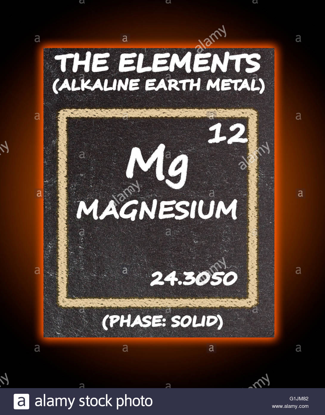 Chemical Element Magnesium Stock Photos & Chemical Element Magnesium ...