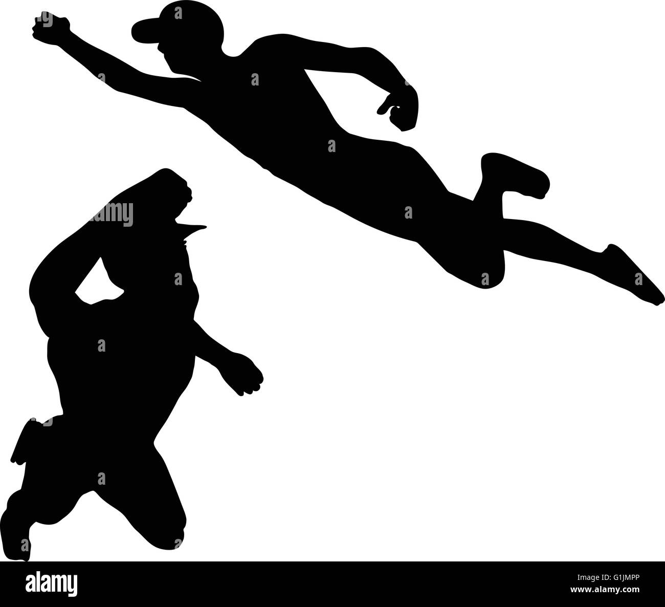 Superhero Flying Vector