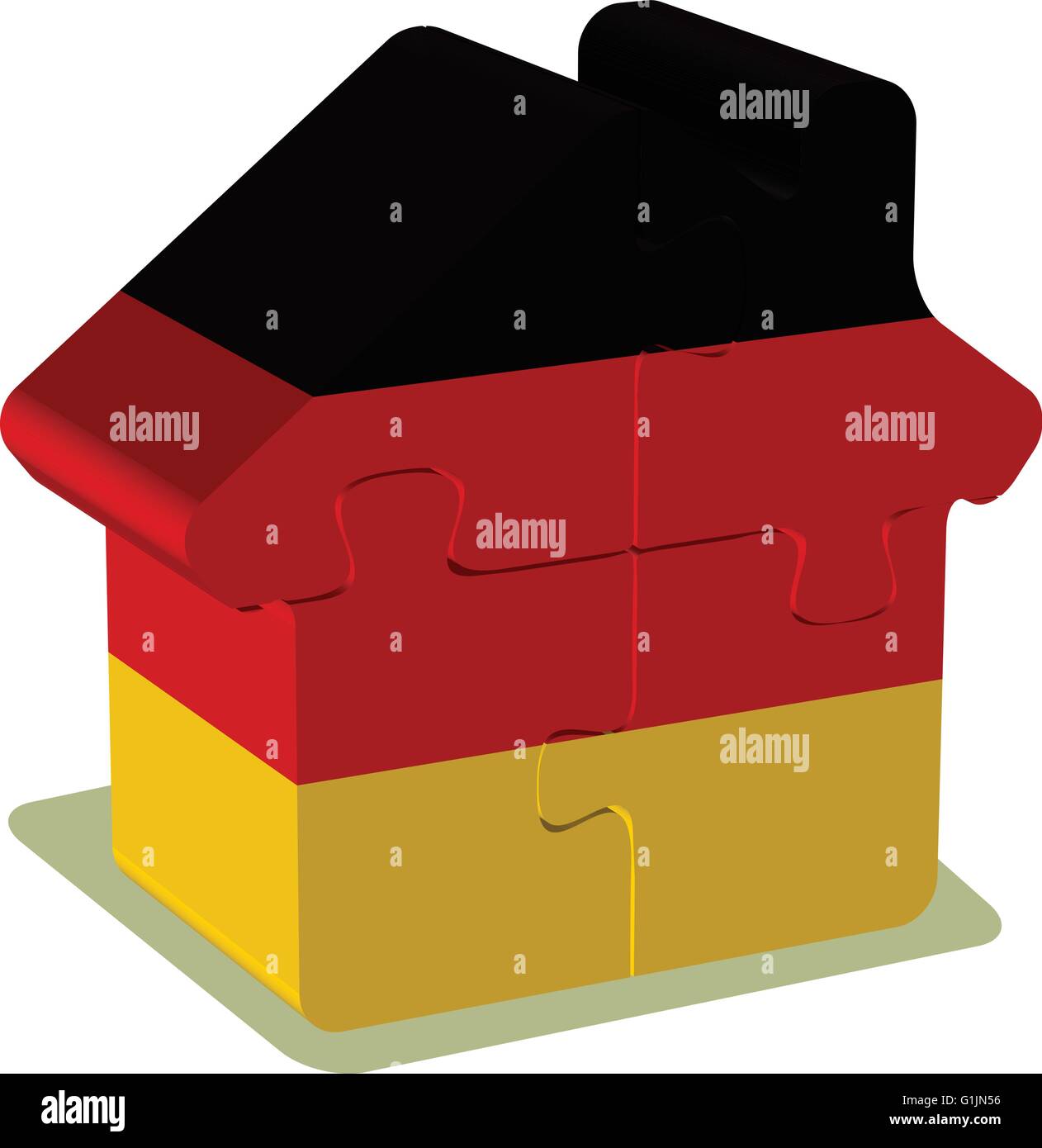 Shopping in germany Stock Vector Images - Alamy