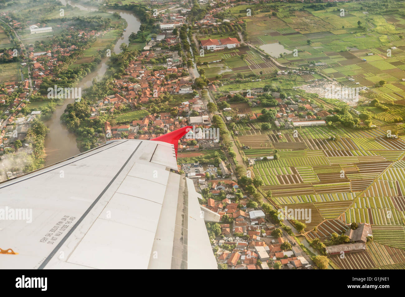Aerial view of Jakarta City. Java, Indonesia Stock Photo - Alamy