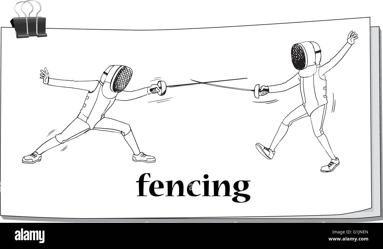 Protection fencing Stock Vector Images - Alamy