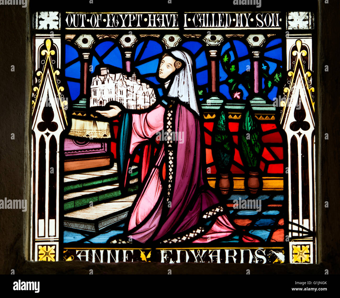 Anne Edwards stained glass, All Hallows Church, South Cerney ...