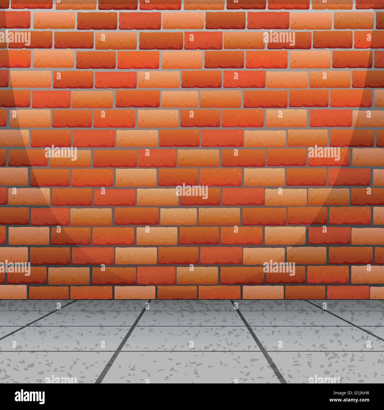 Background design with brick wall illustration Stock Vector Image & Art ...