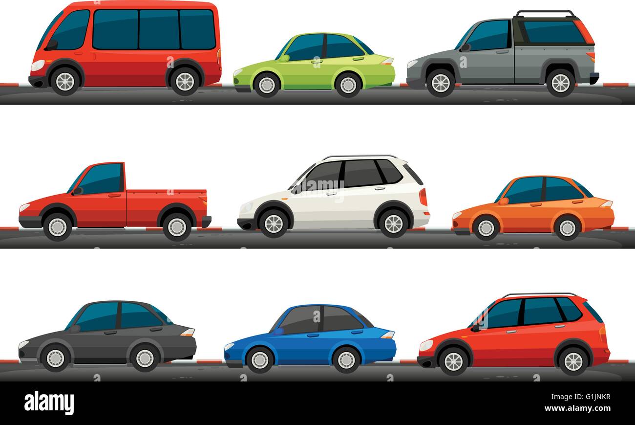 Minivan cartoon clipart hi-res stock photography and images - Alamy