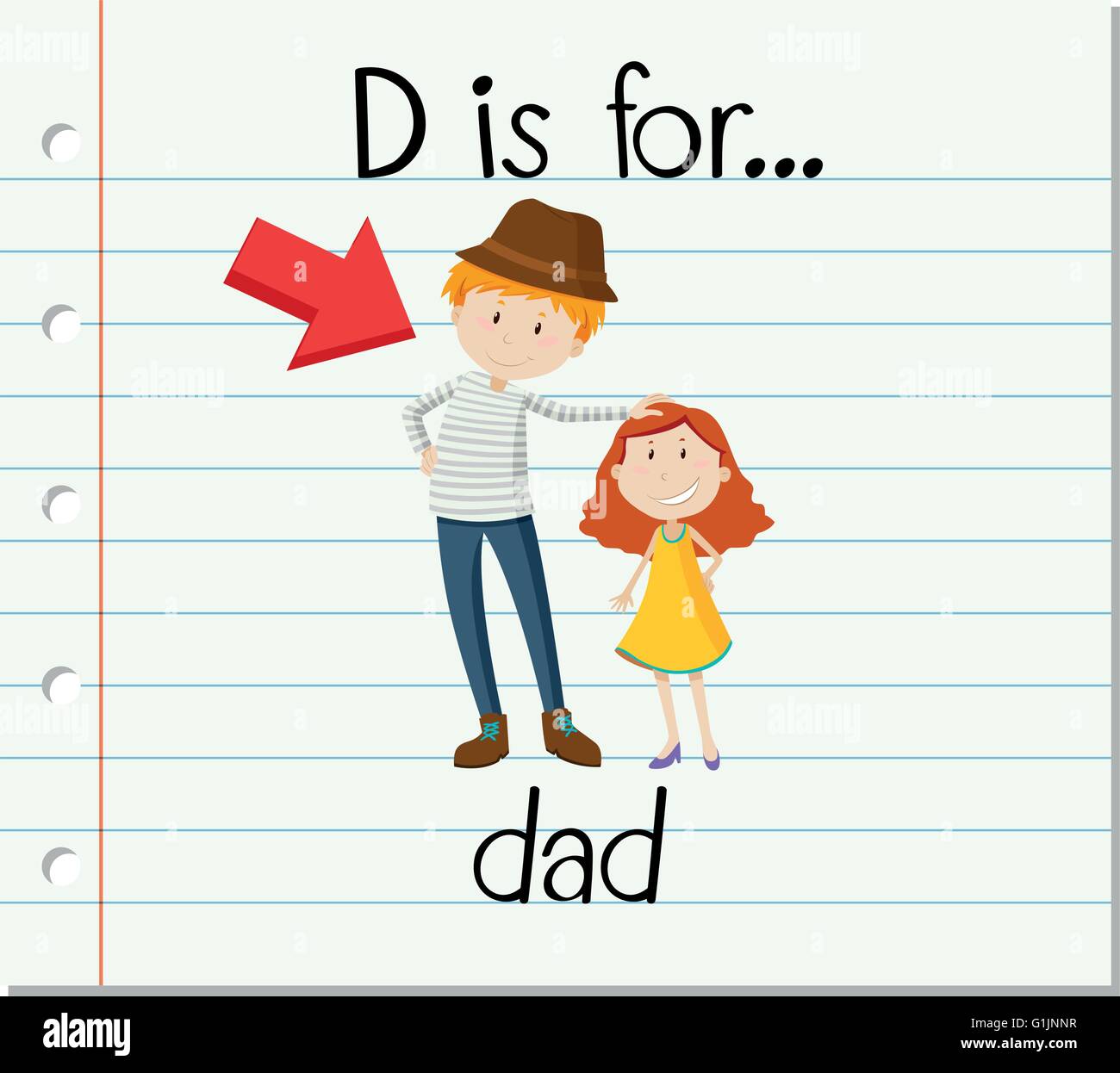 Flashcard letter d hi-res stock photography and images - Alamy
