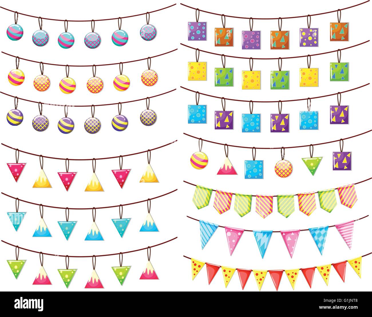 Flags illustration Stock Vector Images - Alamy