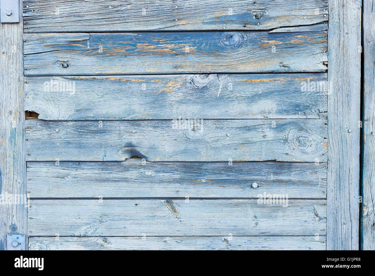 The old blue wood texture with natural patterns Stock Photo - Alamy