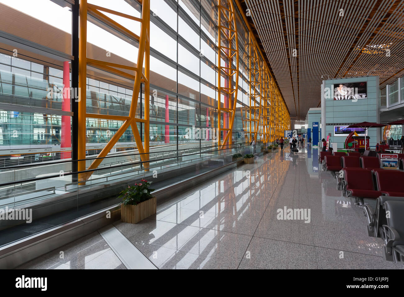 Terminal T3, Beijing International Airport Stock Photo - Alamy