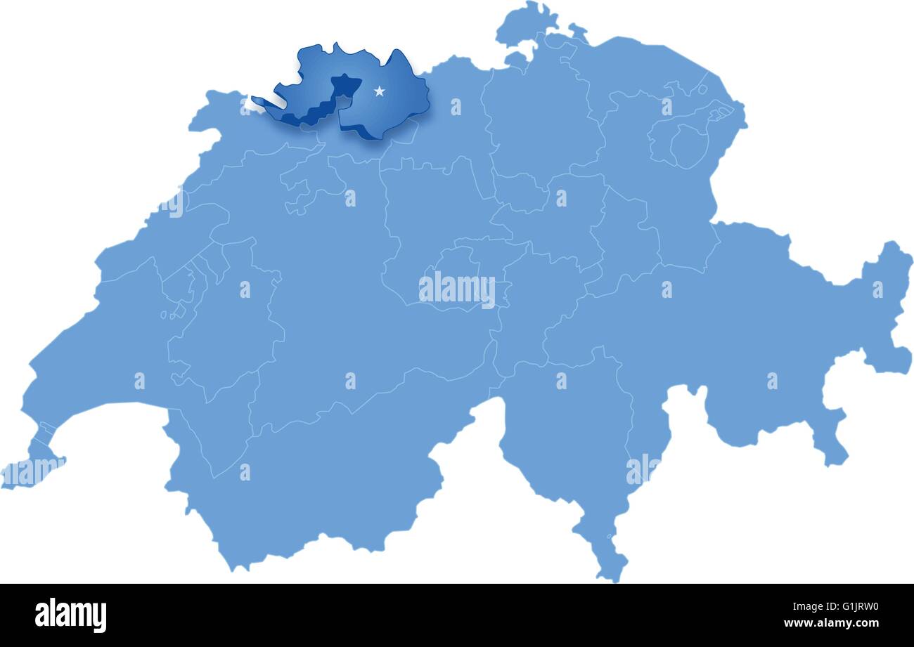 Map of basel Stock Vector Images - Alamy