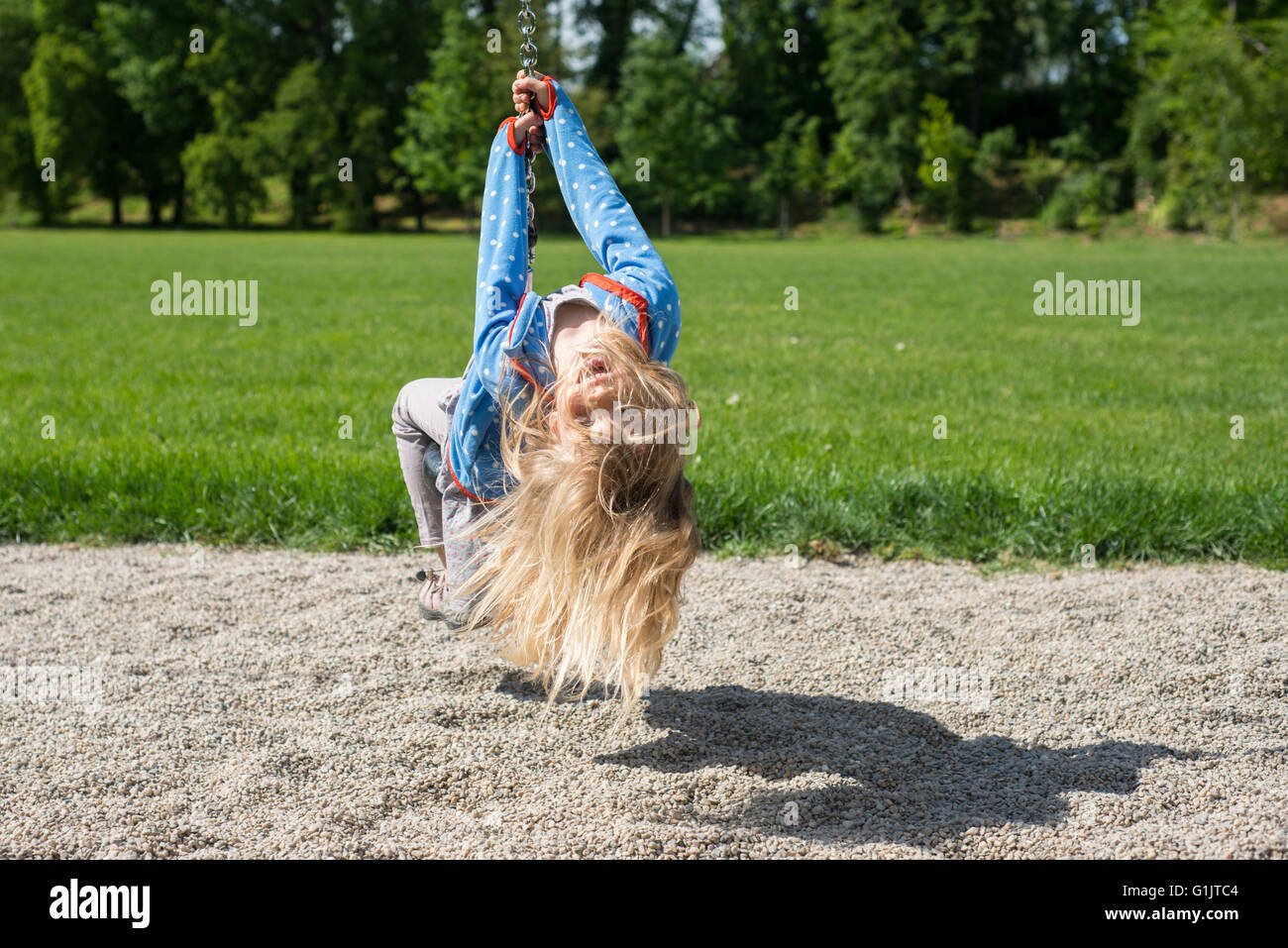 Flying fox playground hi-res stock photography and images - Alamy