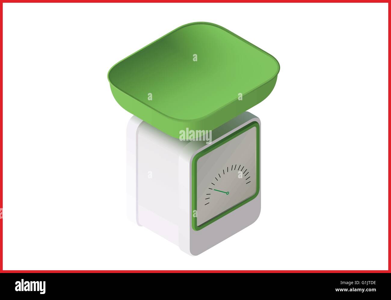 Weight scale vector 3d illustration Stock Vector Image & Art - Alamy