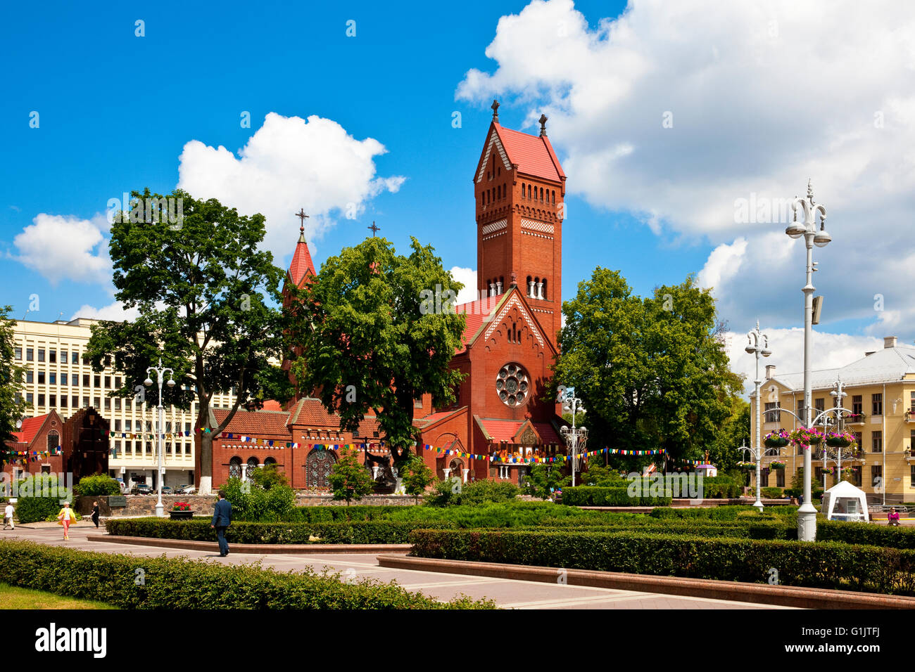 The Red Church ( church of Saint Simon and Helena ) and the ...