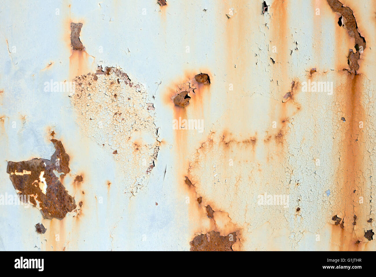 Old painted metal texture with traces of rust Stock Photo - Alamy