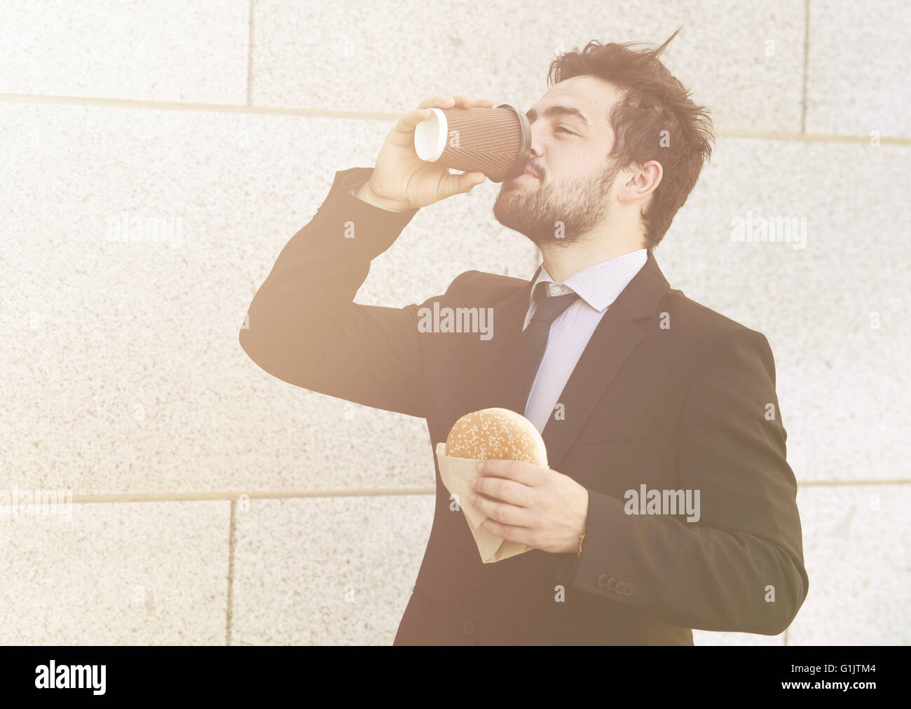 Drink drinking on the go hi-res stock photography and images - Alamy