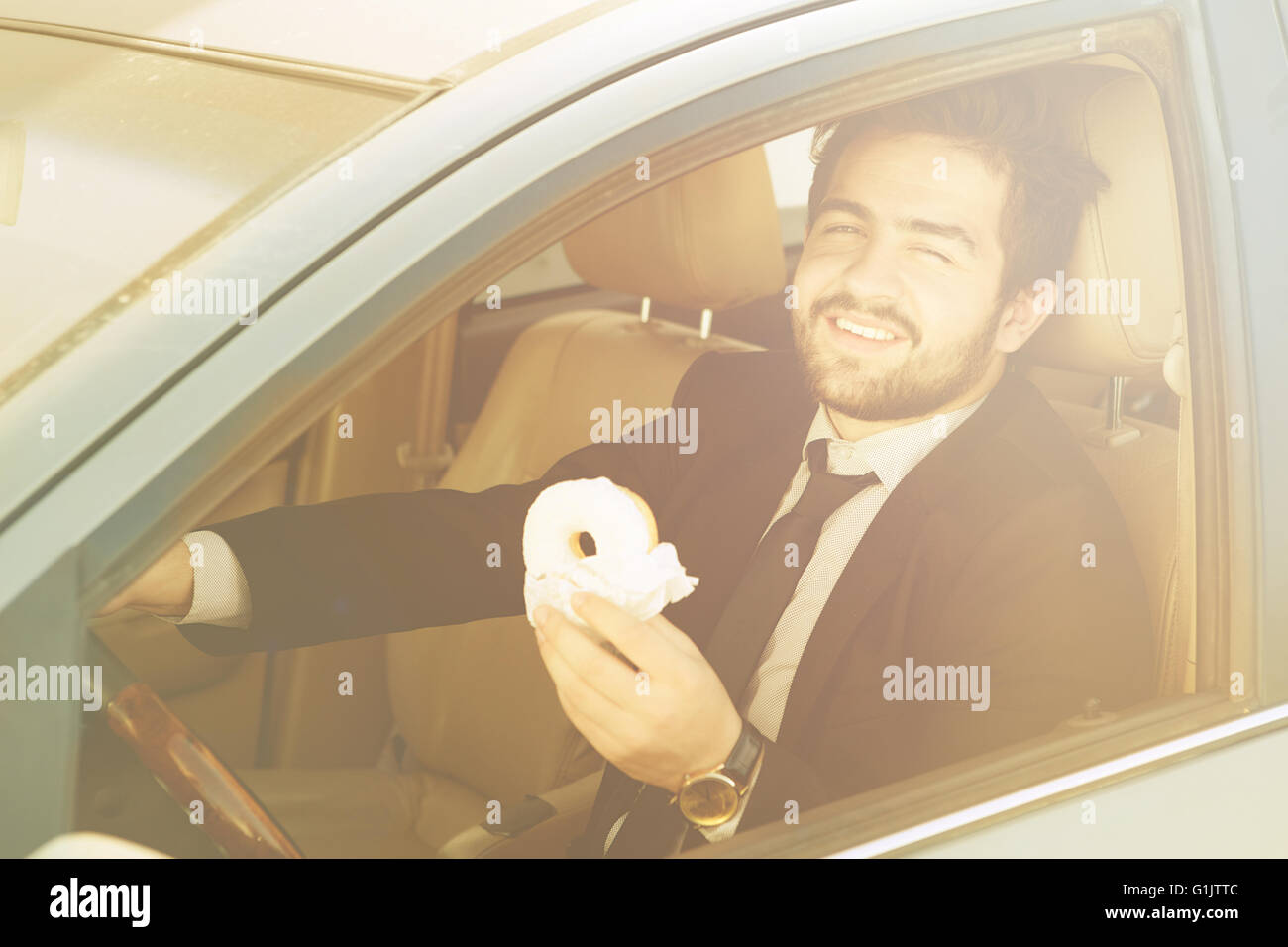 Eating on the go hi-res stock photography and images - Alamy