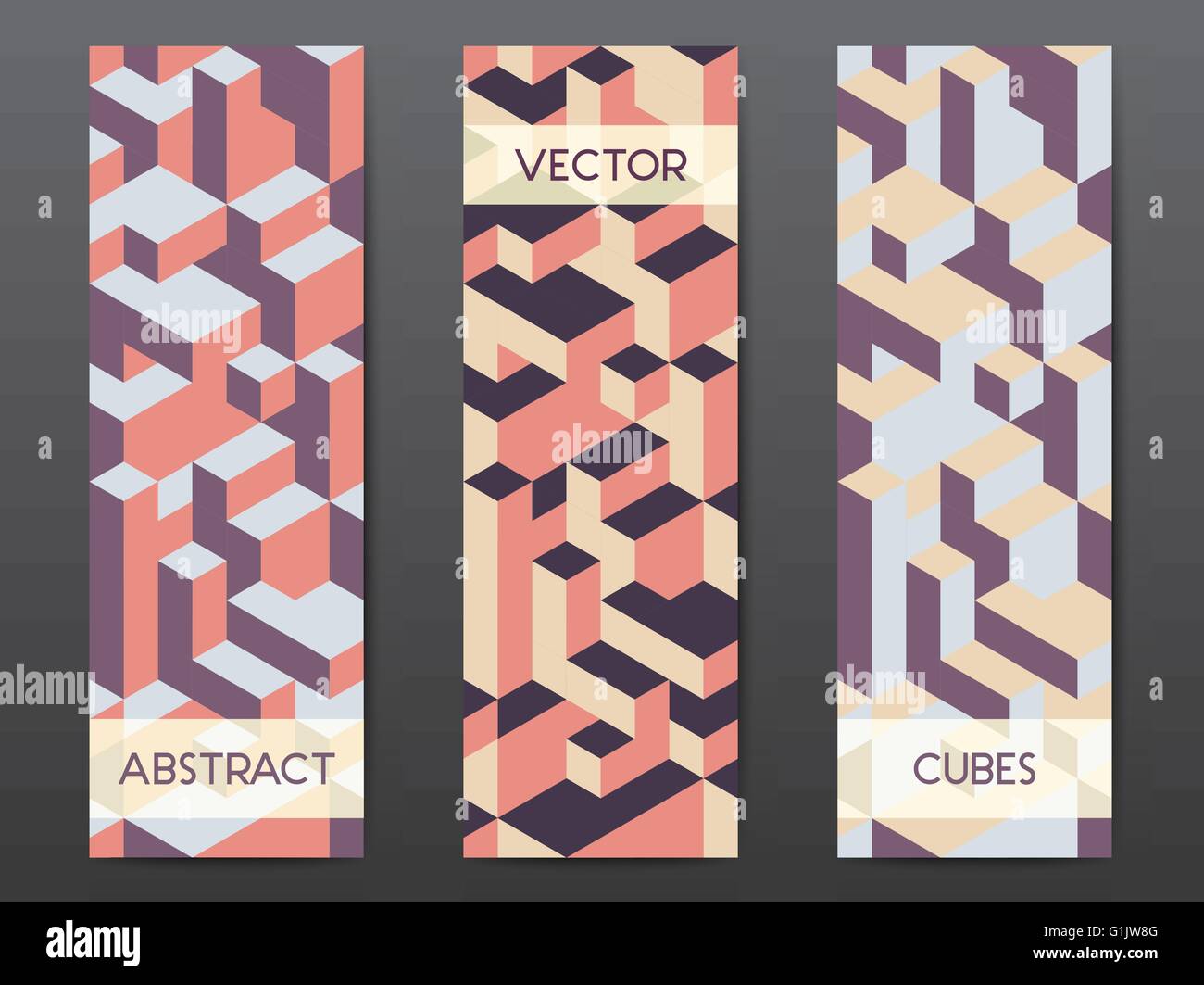 Abstract geometric banner templates Stock Vector Image & Art - Alamy