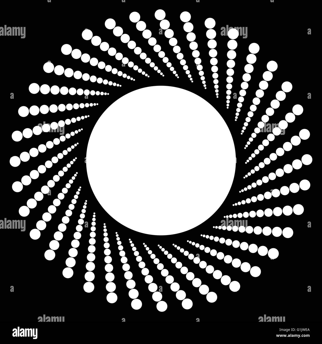 Concentric black spots hi-res stock photography and images - Alamy