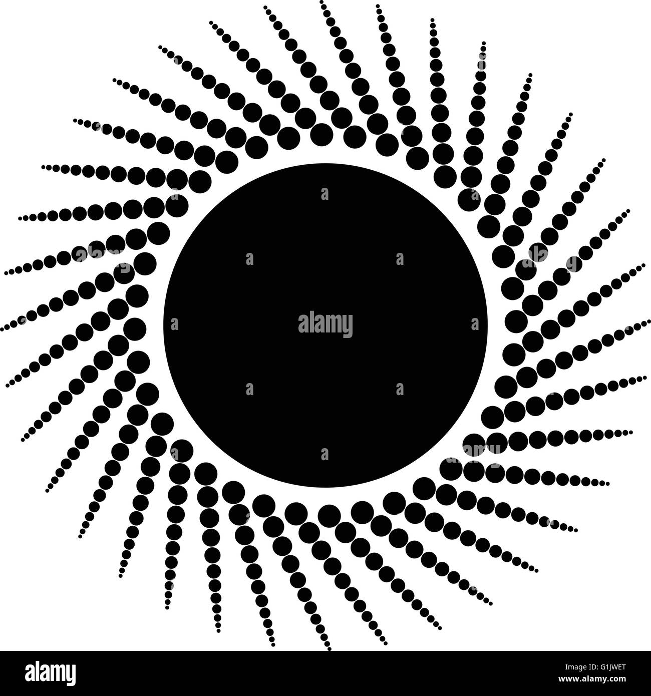 Concentric black spots hi-res stock photography and images - Alamy