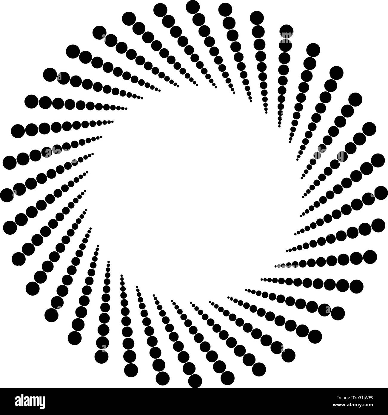 Concentric black spots hi-res stock photography and images - Alamy