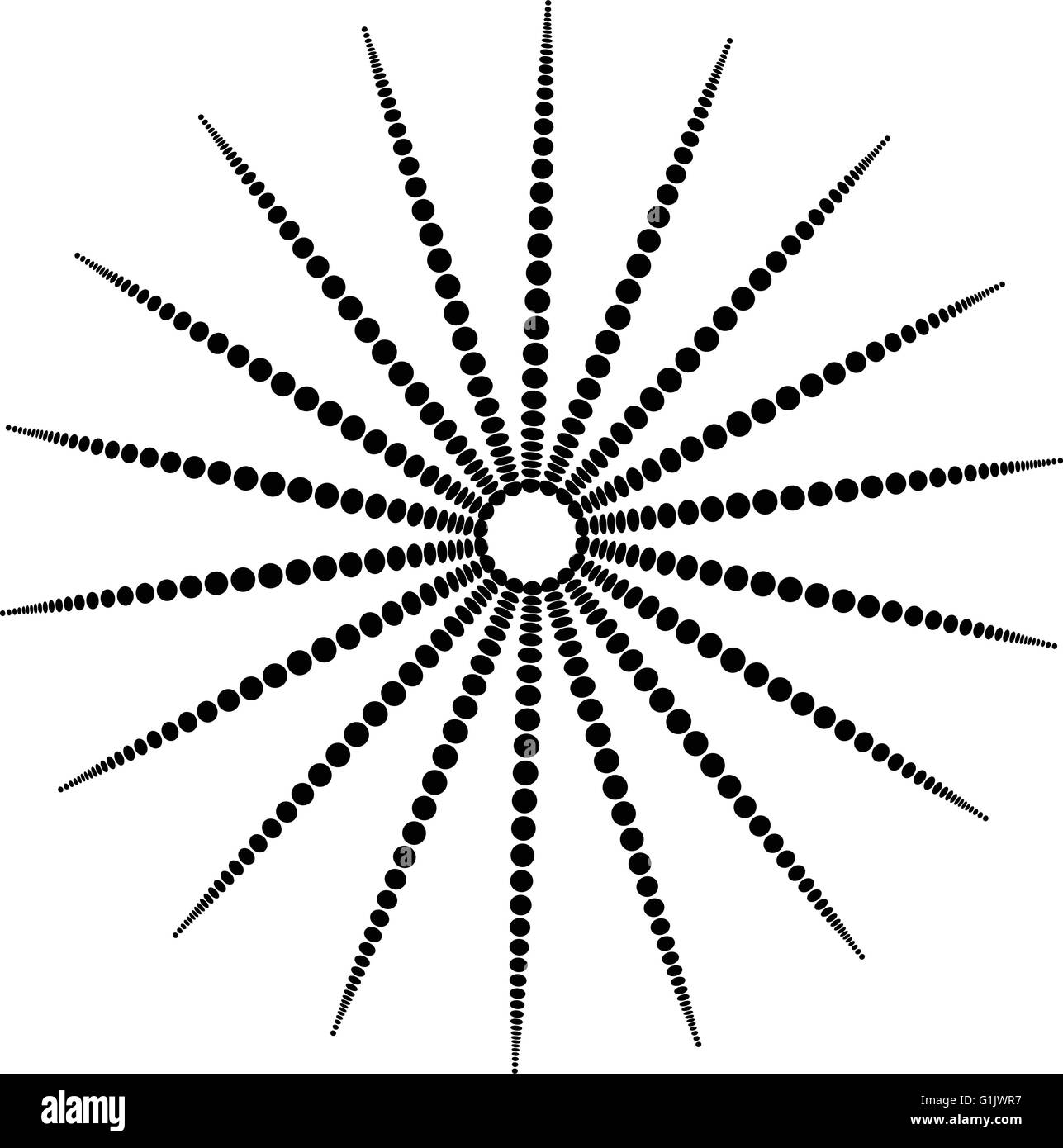 Concentric black spots hi-res stock photography and images - Alamy