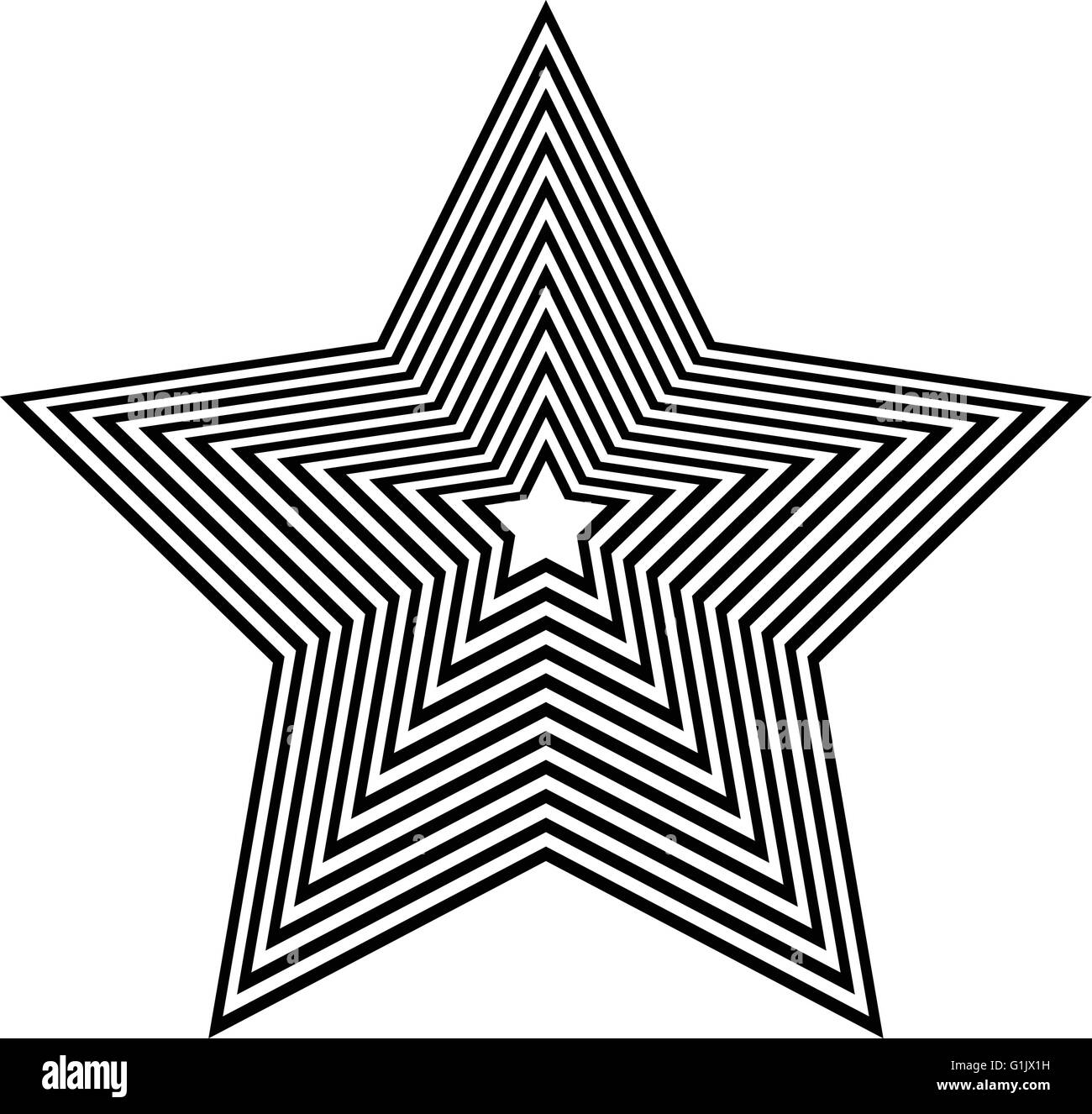 Geometric star hi-res stock photography and images - Alamy