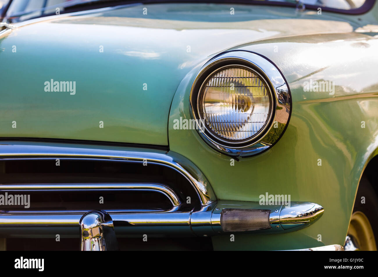 Retro headlight hi-res stock photography and images - Alamy