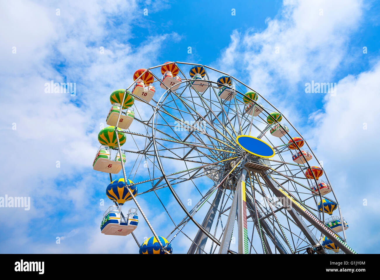 Old grunge ferris wheel hi-res stock photography and images - Alamy