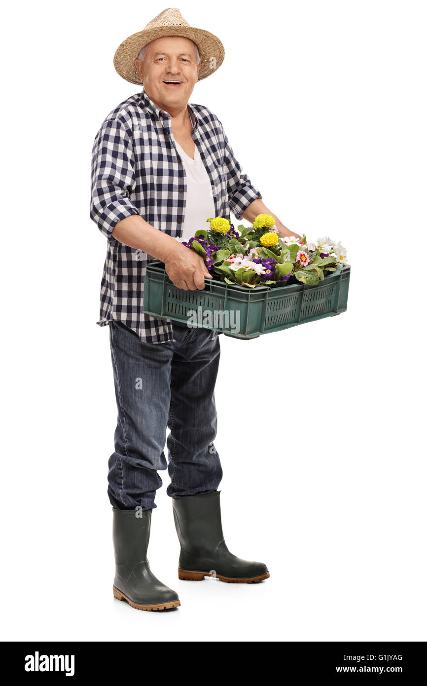 Mature gardener hi-res stock photography and images - Alamy