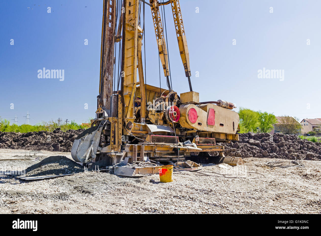 Drilling machines towers hi-res stock photography and images - Alamy