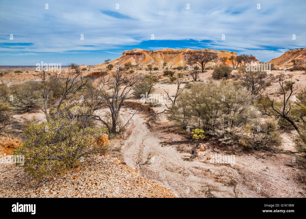 Painted Desert, many shades of orange, yellow and white shale ...