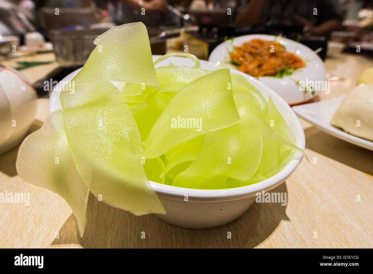 Celtuce also known as celery lettuce a vegetable from China Stock Photo ...