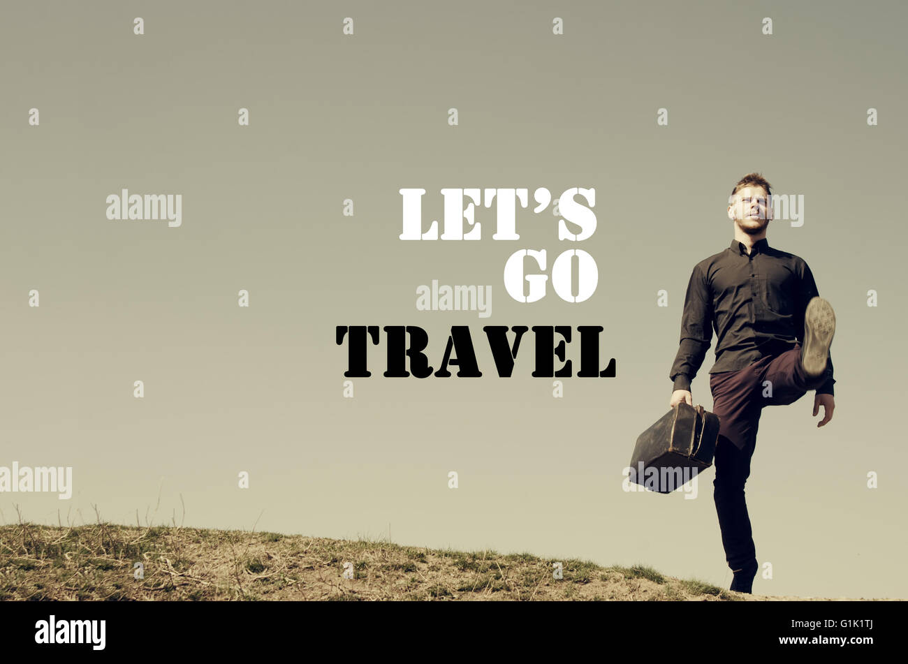 Lets go travel Stock Photo - Alamy