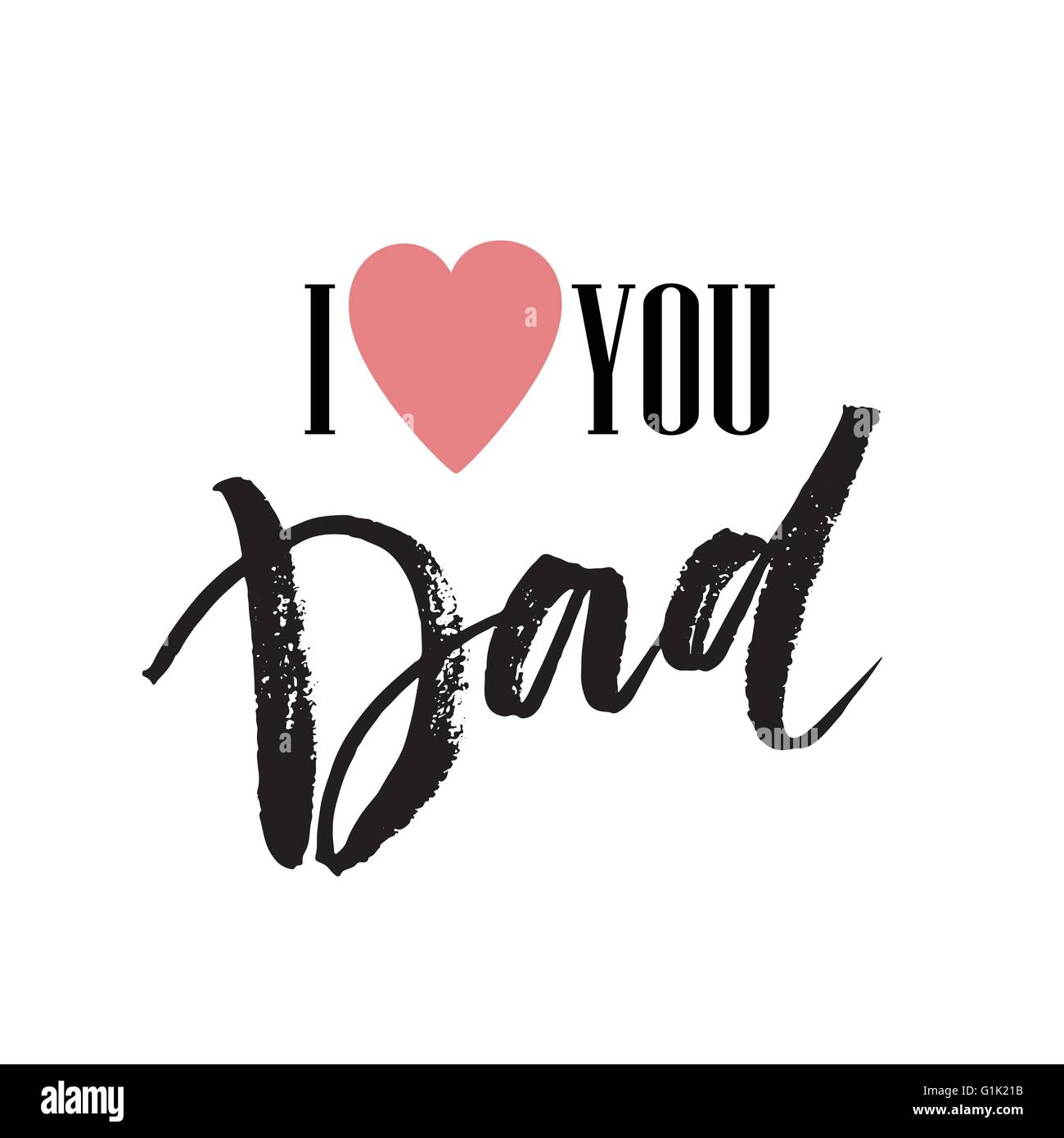 Best Dad lettering. Fathers day greeting card. Vector illustration ...