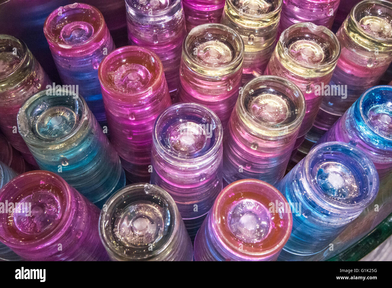 Coloured glasses hi-res stock photography and images - Alamy