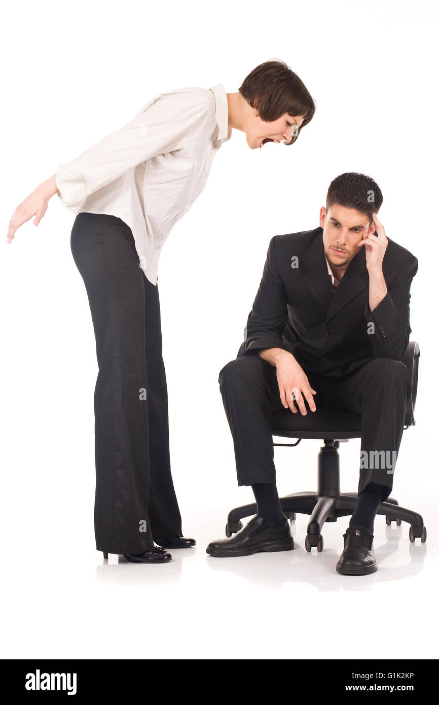 Women arguing office Cut Out Stock Images & Pictures - Alamy