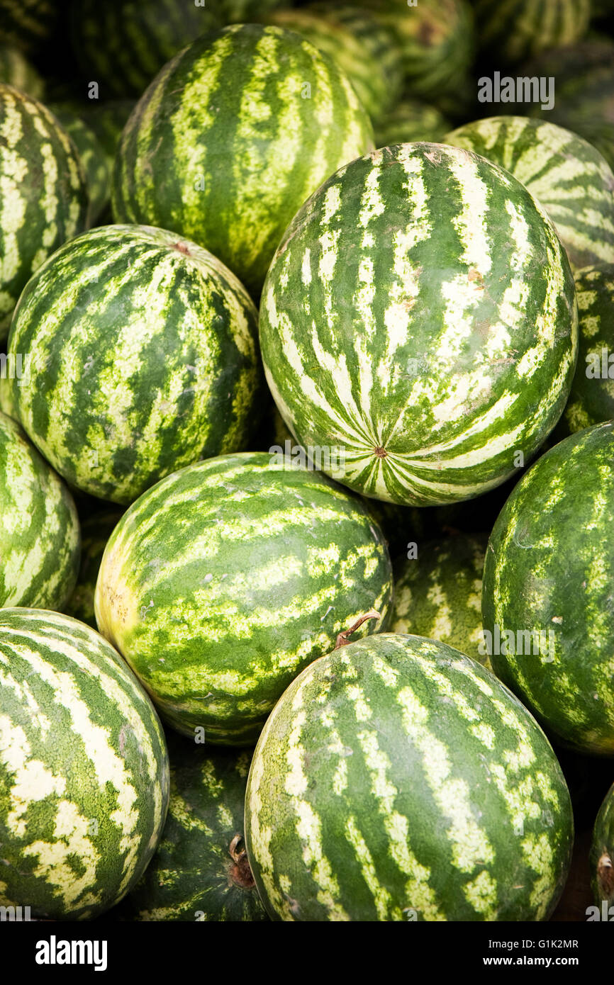 Lot of watermelon Stock Photo - Alamy