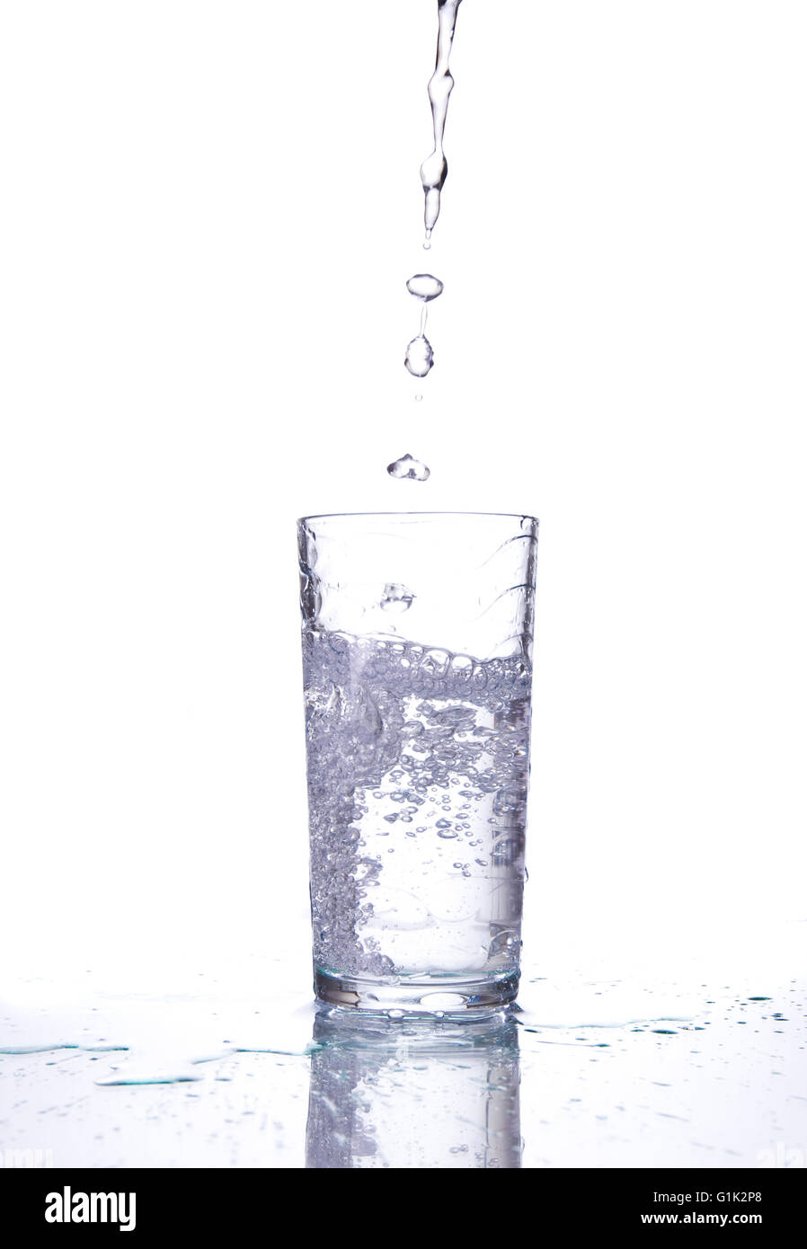 Glass with water Stock Photo - Alamy