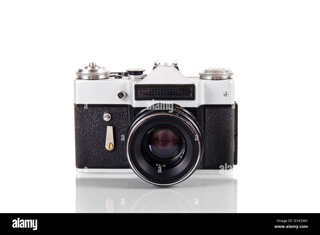 Camera isolated on white Stock Photo - Alamy