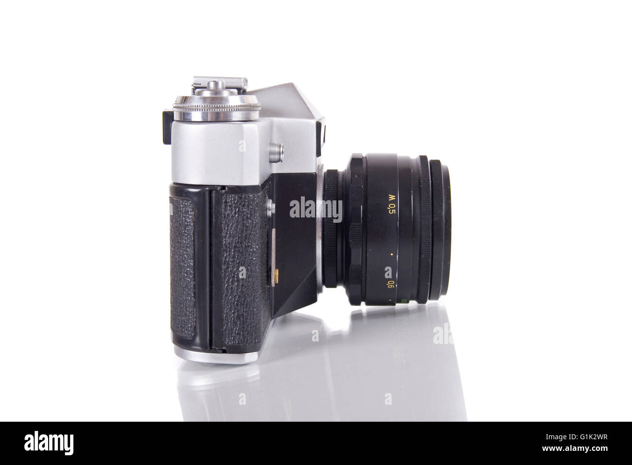 Camera isolated on white Stock Photo - Alamy