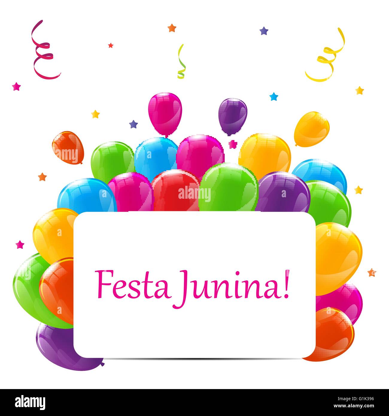 Festa Junina Holiday Background. Traditional Brazil June Festiva Stock ...