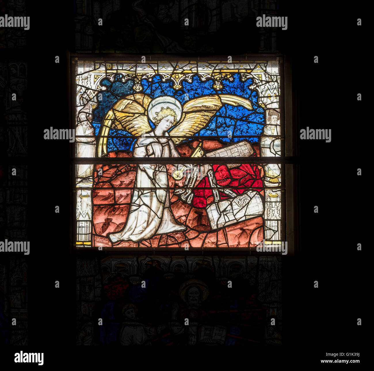 Medieval illustration angel devil hi-res stock photography and images ...