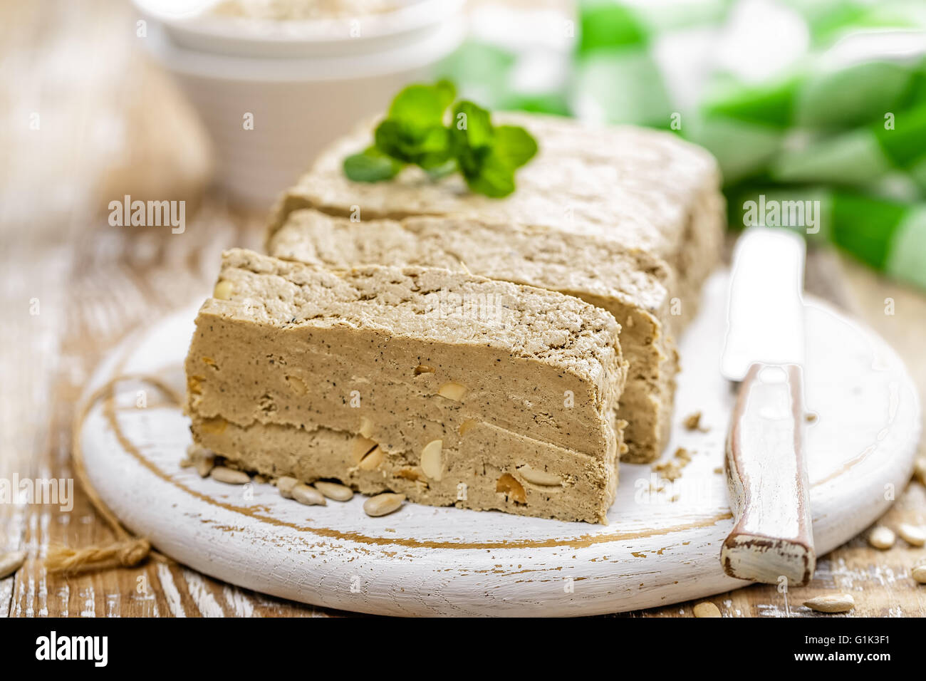 Tasty halva pistachio nuts hi-res stock photography and images - Alamy
