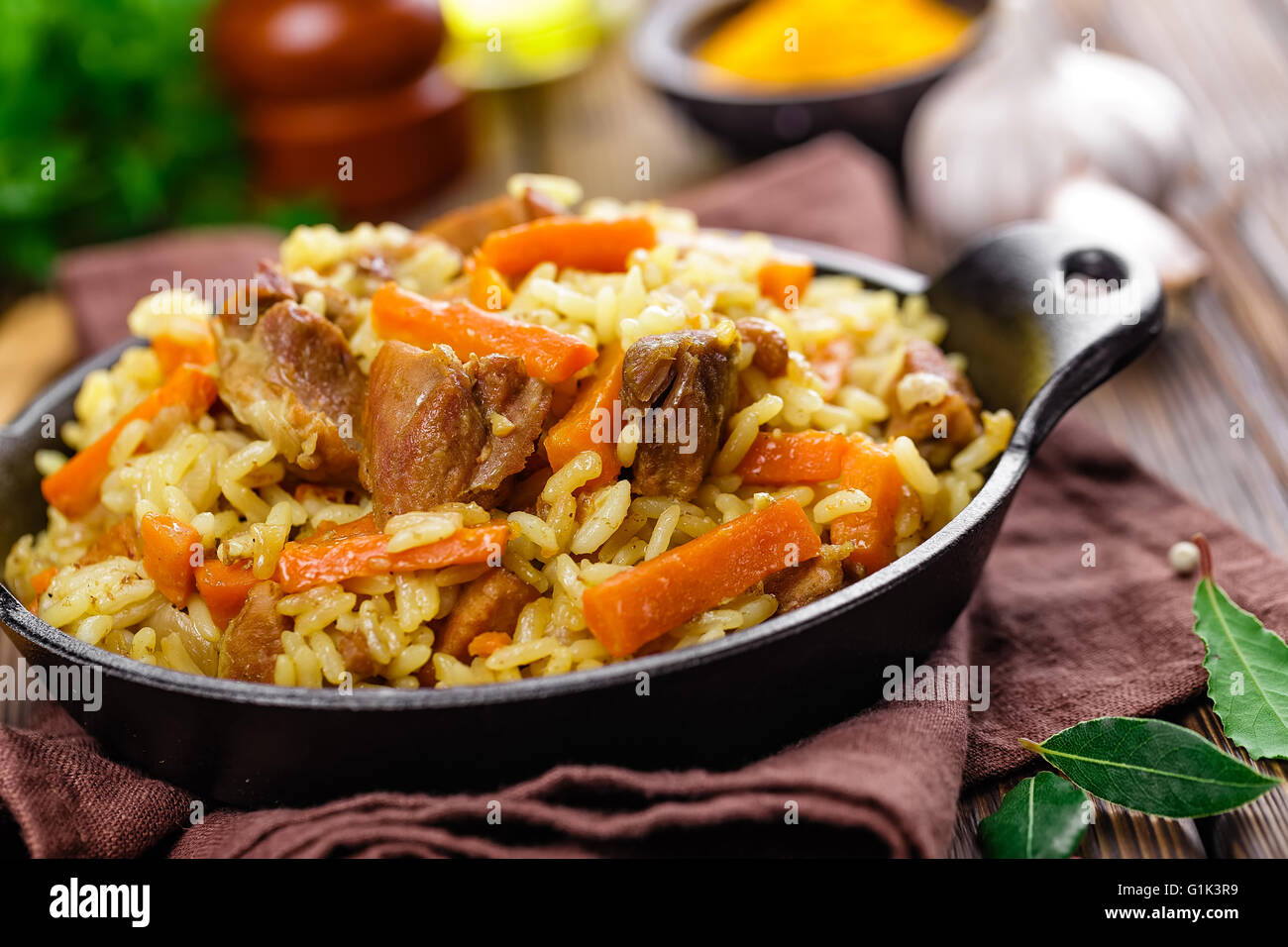 pilaf Stock Photo - Alamy